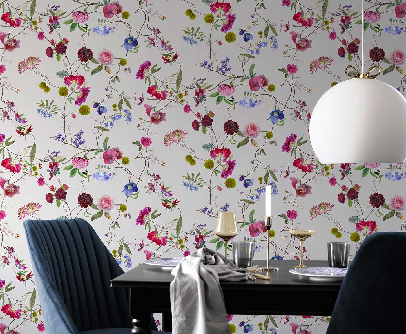 Botanical Wallpaper | Chinoiserie Style | Mineheart – Tagged "White ...