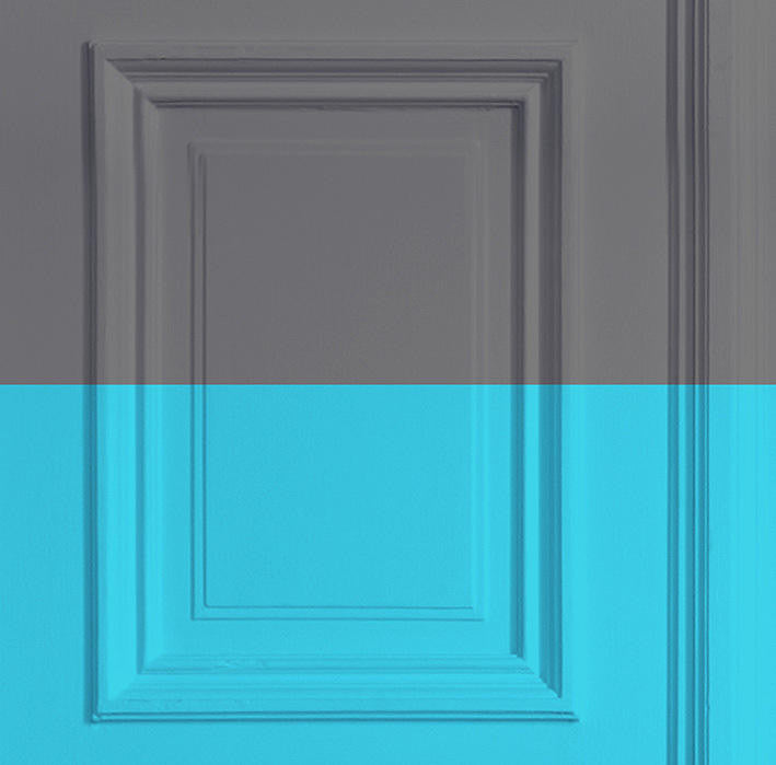 Blue and Grey Wallpaper | Grey and Turquoise wallpaper | Mineheart