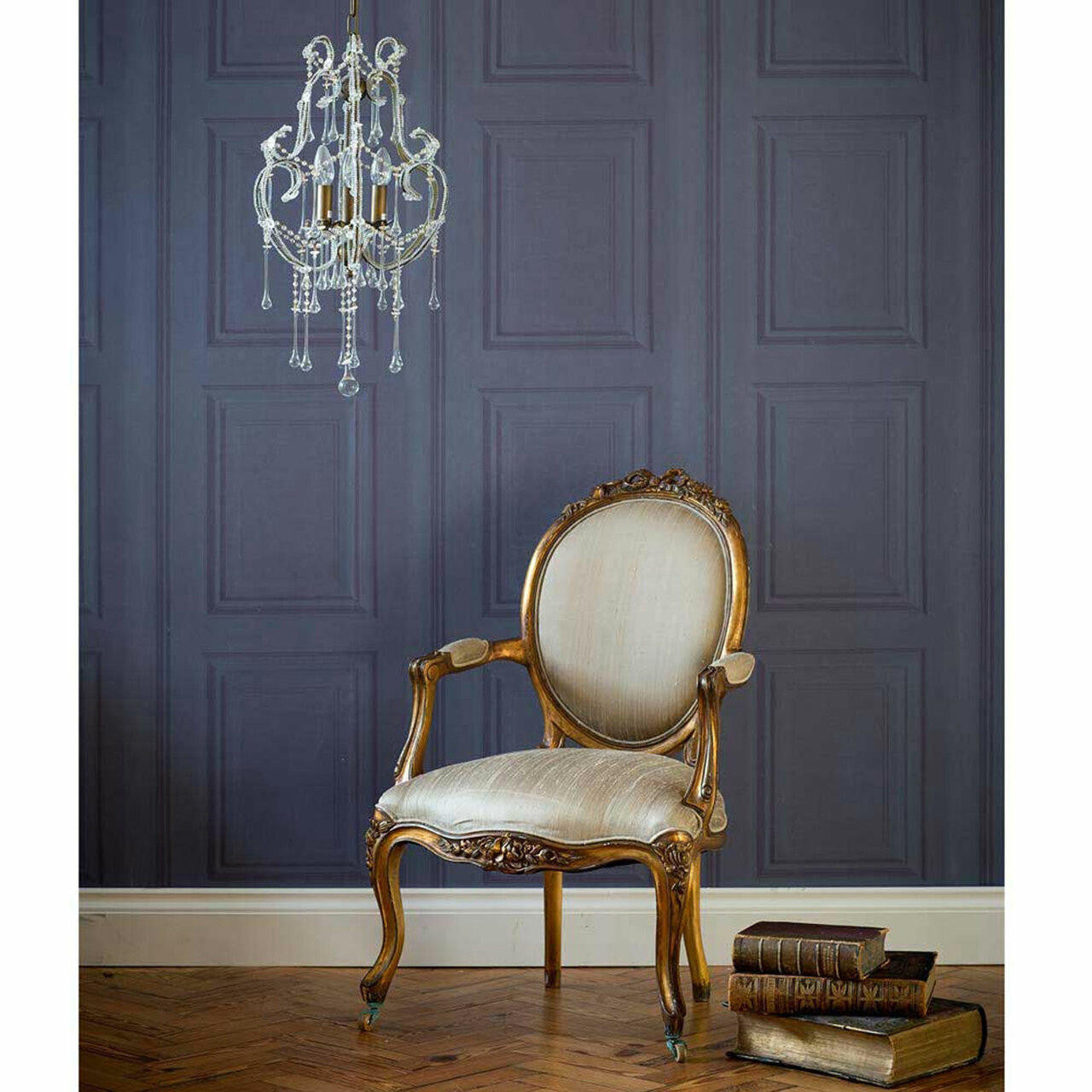 Amethyst Panel Wallpaper UK | Purple Panelling | Mineheart