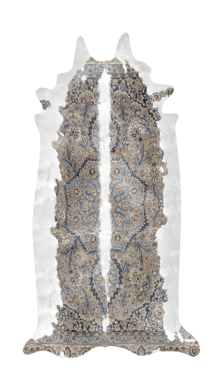 Blue And Brown Rug For Living Room | Mineheart Rugs