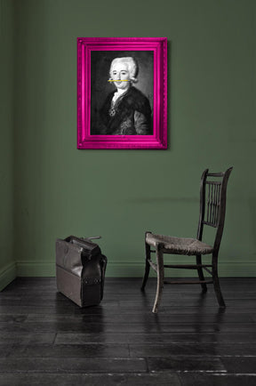 The Yellow Pencil Canvas | Pencil On The Face| Pencil Print – Mineheart